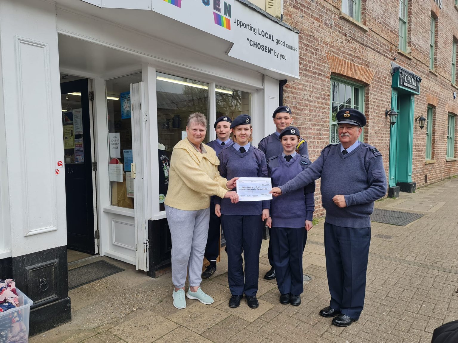 Air Cadets land latest cheque - The Voice