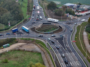 After 14 months, A16/A151 roundabout work is complete - The Voice